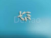 China OEM PTFE Bevel Insulator 45 Degree Coaxial Machining RoHS Reach Compliance for sale