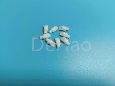 China OEM PTFE Bevel Insulator 45 Degree Coaxial Machining RoHS Reach Compliance for sale