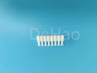 China Virgin PTFE Insulators CNC Machined Washer Bushing Coaxial RF Adapters for sale