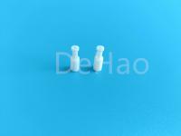China Virgin PTFE Insulators CNC Machined Washer Bushing Coaxial RF Adapters for sale