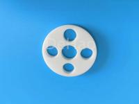 China Porous PTFE Parts PTFE Insulator RF Connector Reach UL Custom CNC Machining for sale