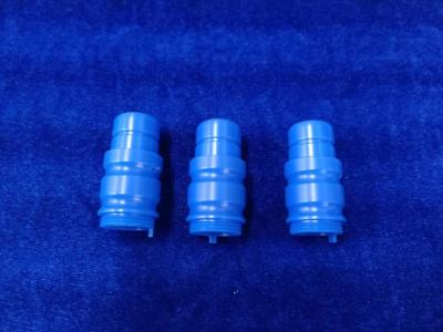 China Blue POM Acetal Copolymer Connector Automotive CNC Parts for sale