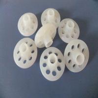 China CNC PVDF Parts Polyvinylidene Fluoride Gasket Male Thread Connection for sale
