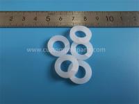 China White Nylon Machined Parts , Flat Nylon Washer PA66 PA6 for sale