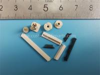 China Black Micro Mold Plastics Injection Molding Insert FPC SMP Connector for sale