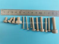 China Polyetheretherketone Plastic Hex Bolt for sale
