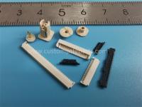 China Black Micro Mold Plastics Injection Molding Insert FPC SMP Connector for sale
