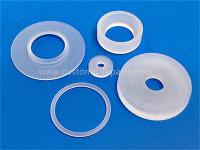 China Valve Seats PCTFE Kel F Cylindrical Aeronautical Connector Components for sale