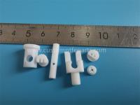 China Burr Free PTFE Machined Parts RF Connector Glue Hole for sale