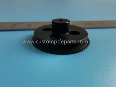 China Lubricated Plastic Molded Parts POM Acetal Sliding Belt Pulley for sale