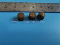 China Dark Brown Bronze Filled PTFE  EIZZ 3 PIN Din Plug Tonearm Connector for sale