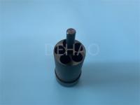 China Antistatic POM Anti Backlash Nuts , Black POM Lead Screw Nut for sale