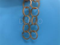 China GF30 Ultem PEI Plastic , OEM Plastic Snap Lock Binding Rings for sale