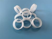 China White PTFE Insulator , Creep Resistance PTFE Ring Gasket for sale