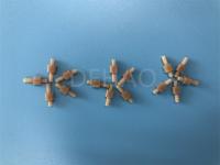 China Glass Filled Ultem PEI Double Head Screws Electrical Insulators for sale