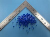 China Blue PTFE Machined Parts Insulator For RF Connector ISO14001 for sale