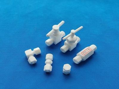 China NPT Connector PTFE Tube Fittings Elbow Tee Single Ferrule Union Needle Valve for sale