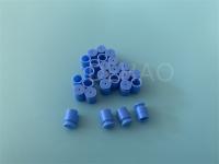 China Blue Custom PTFE Parts High Temperature Resistance Gasket Tube for sale