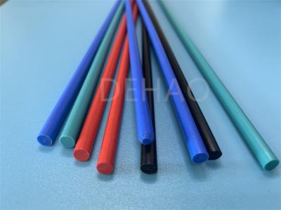 China Green PTFE Solid Round Bar , Chemical Industry PTFE Bar Stock for sale