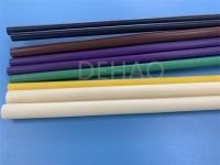 China Green PTFE Solid Round Bar , Chemical Industry PTFE Bar Stock for sale