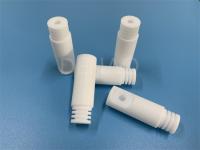 China White PTFE Machined Parts Insulator For High Voltage RF Connector for sale