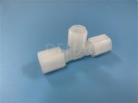 China PTFE Union Tee Ball Valve Elbow Hydraulic PFA Card Sleeve Nut for sale