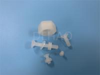 China White PVDF Parts Chemical Corrosion Resistant ISO9001 for sale