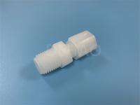 China PTFE Union Tee Ball Valve Elbow Hydraulic PFA Card Sleeve Nut for sale