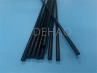 China Black Carbon Filled PTFE Rod , Extruded Graphite Filled PTFE Rod for sale