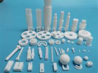 China Custom PTFE Parts Spacers Thrust Washer Ball Valve Seats Flanged Bushing for sale