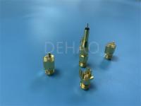 China SMA 2.92 RF Coaxial Connector Gold Plated Custom PTFE Parts PTFE Insulator for sale