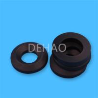 China Carbon Fiber Filled PTFE Machined Parts Plastic Seal Cylinder Gaskets Ring for sale