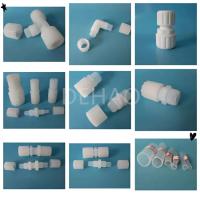 China PTFE Union Tee Ball Valve Elbow Hydraulic PFA Card Sleeve Nut for sale