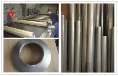 China 71 Hole Diameter Area Nickel Rotary Screen Printing Good Tenacity 165 Mesh for sale
