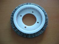 China Pure Bristle Stenter Brushes Wheel For Monforts Artos Bruckner LK Textiles Machine for sale