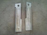 China Carbon Steel Stenter Machine Parts Wear Resistant Pin Plate Holder for sale