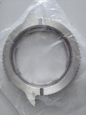 China Round Steel Rotary Screen Printing Machine Parts Open Bearing Gear Teeth Repeat Head for sale