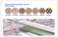 China High Elasticity Cotton Silk Nickel Rotary Screen Textile Screen Printing 80M for sale