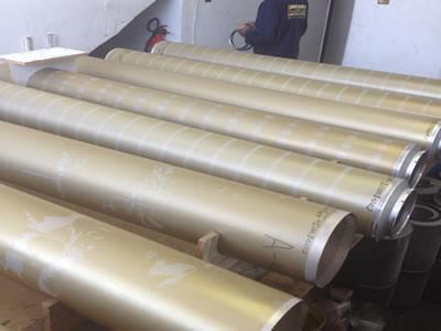 China Cotton Silk Nickel Rotary Screen Textile Screen Printing High Mesh 135 155 165 Mesh for sale