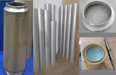 China Higher Strength Micron 640MM Rotary Ni Screen Standard Nickel Screen for sale