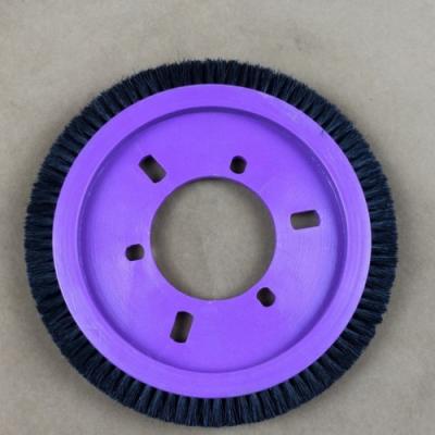 China Textile Stenter Brush Pig Hair Wheel Brush LK Monforts Bobcock For Textile Machine Parts for sale
