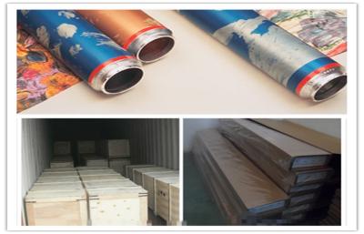 China 640 819  914 1018 Rotary Silk Screen Textile Pattern Rollers With High Open Area for sale