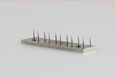 China Textile Finishing Machinery Stenter Machine Parts Pin Plates Metal Needle Plate for sale