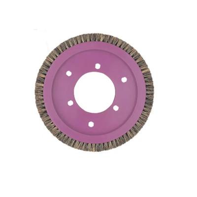 China Machine Parts Brush Wheel Nylon Pp Bristle Polishing Machine Brush for sale