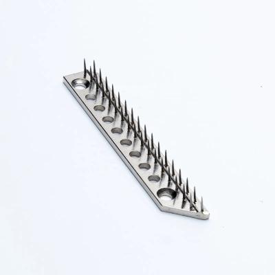 China Textile Finishing Parts Stenter Needle Pin Plate Steel Needle Plate for sale