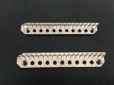 China Nickel Plated Steel Stenter Machine Pin Plate for Textile Finishing for sale