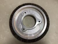 China Wire Stenter 190mm Bristle Brush Wheel Textile Stenter Machine Cleaning Brushes for sale