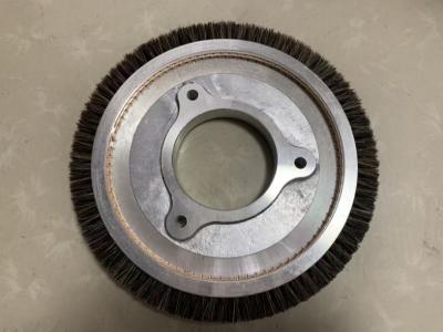 China Wire Stenter 190mm Bristle Brush Wheel Textile Stenter Machine Cleaning Brushes for sale