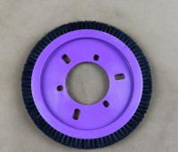 China LK Stenter Textile Brush Roller Balancing OD20cm Stenter Machine Spare Parts for sale