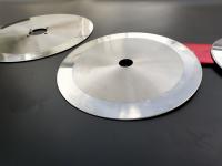 China Tungsten Carbide Cloth Cutting Knife  Slitting Carbon Paper Machine Cutting Wheel for sale